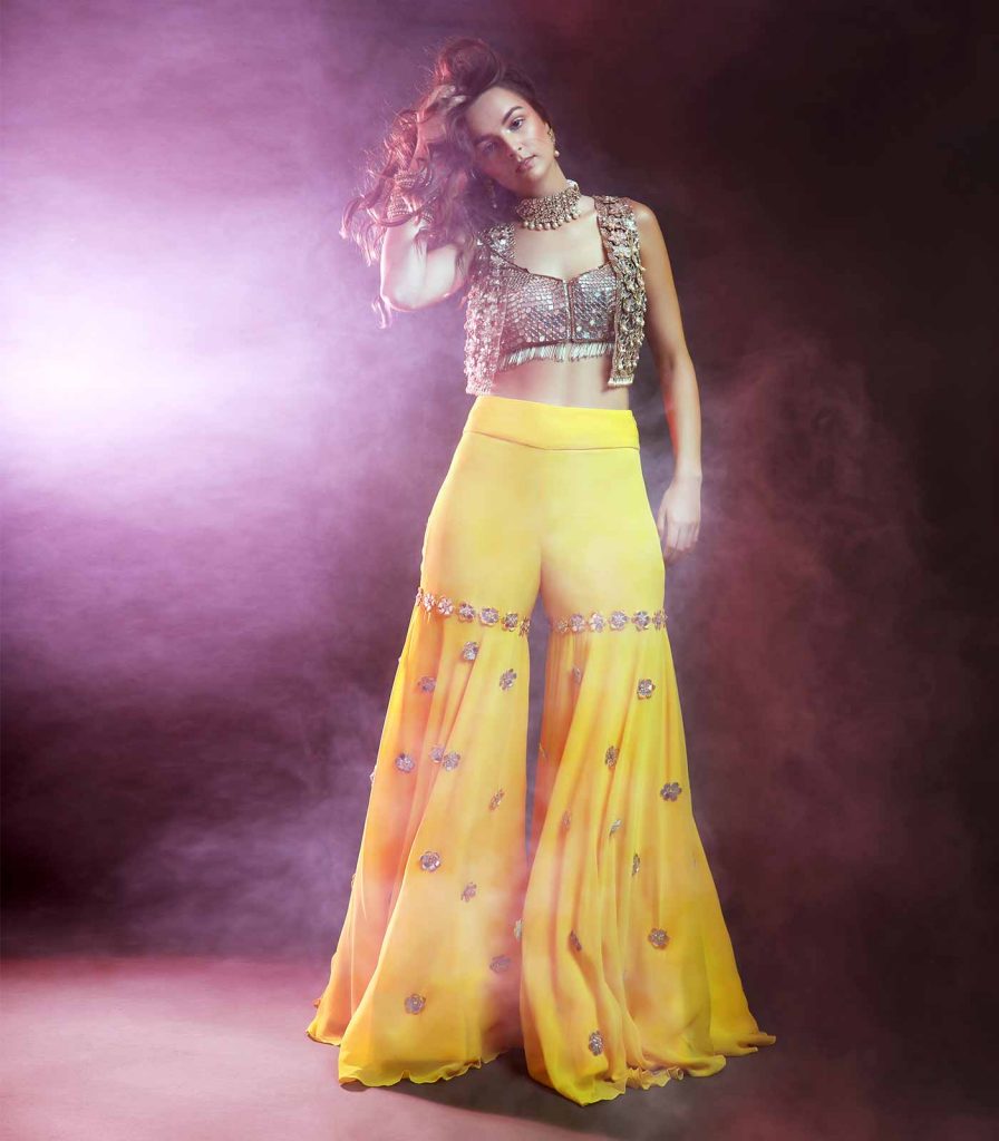 Sharara Jacket & Choli – Akanksha Gajria